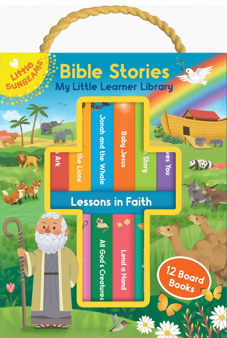 My Little Learner Library: Bible Stories - Christian (12 Board Books ...